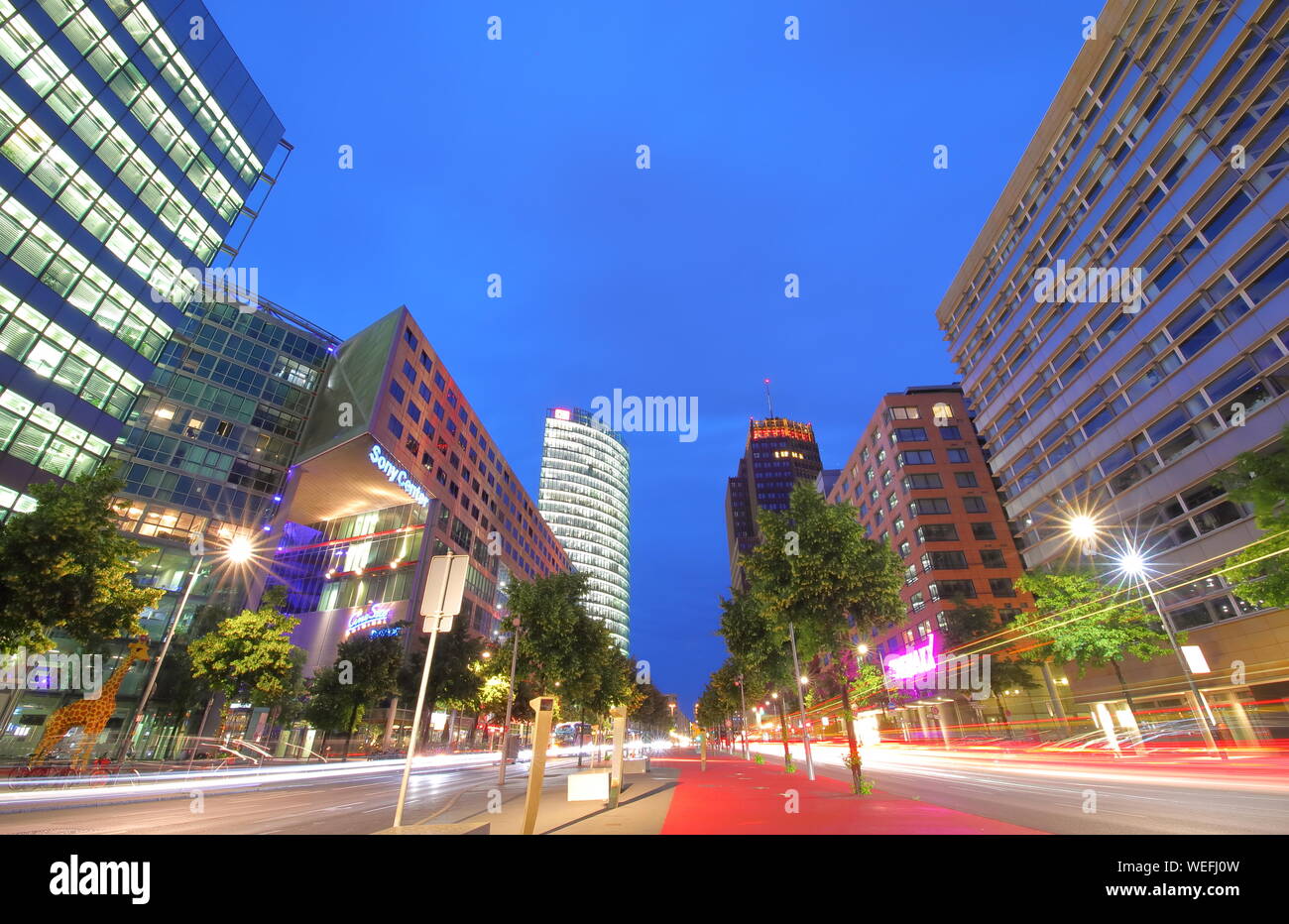 Potsdamer Platz plaza downtown cityscape Berlin Germany Stock Photo - Alamy
