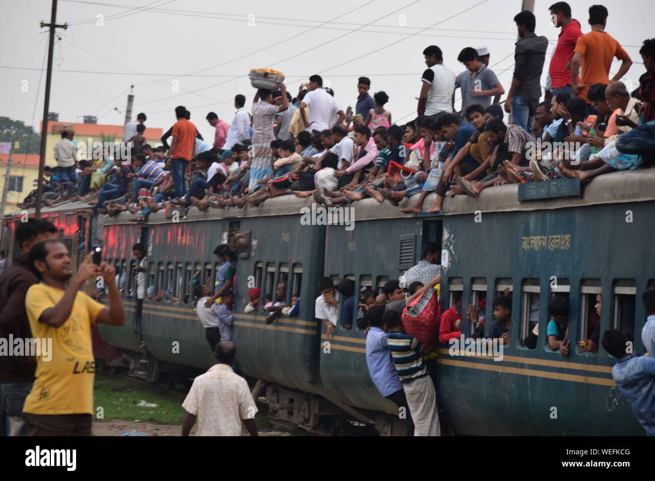 People on train hi-res stock photography and images - Alamy