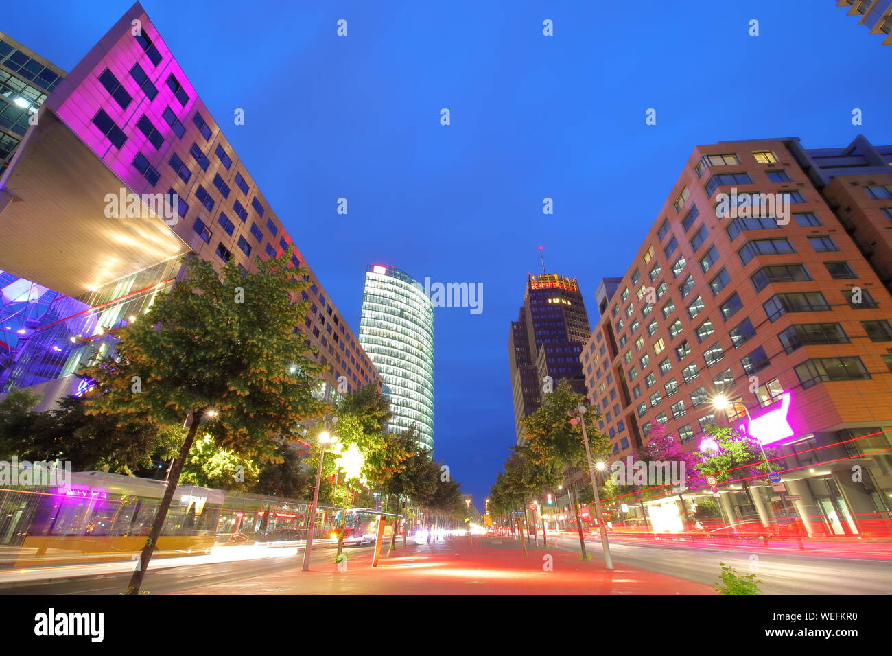 Potsdamer Platz plaza downtown cityscape Berlin Germany Stock Photo - Alamy