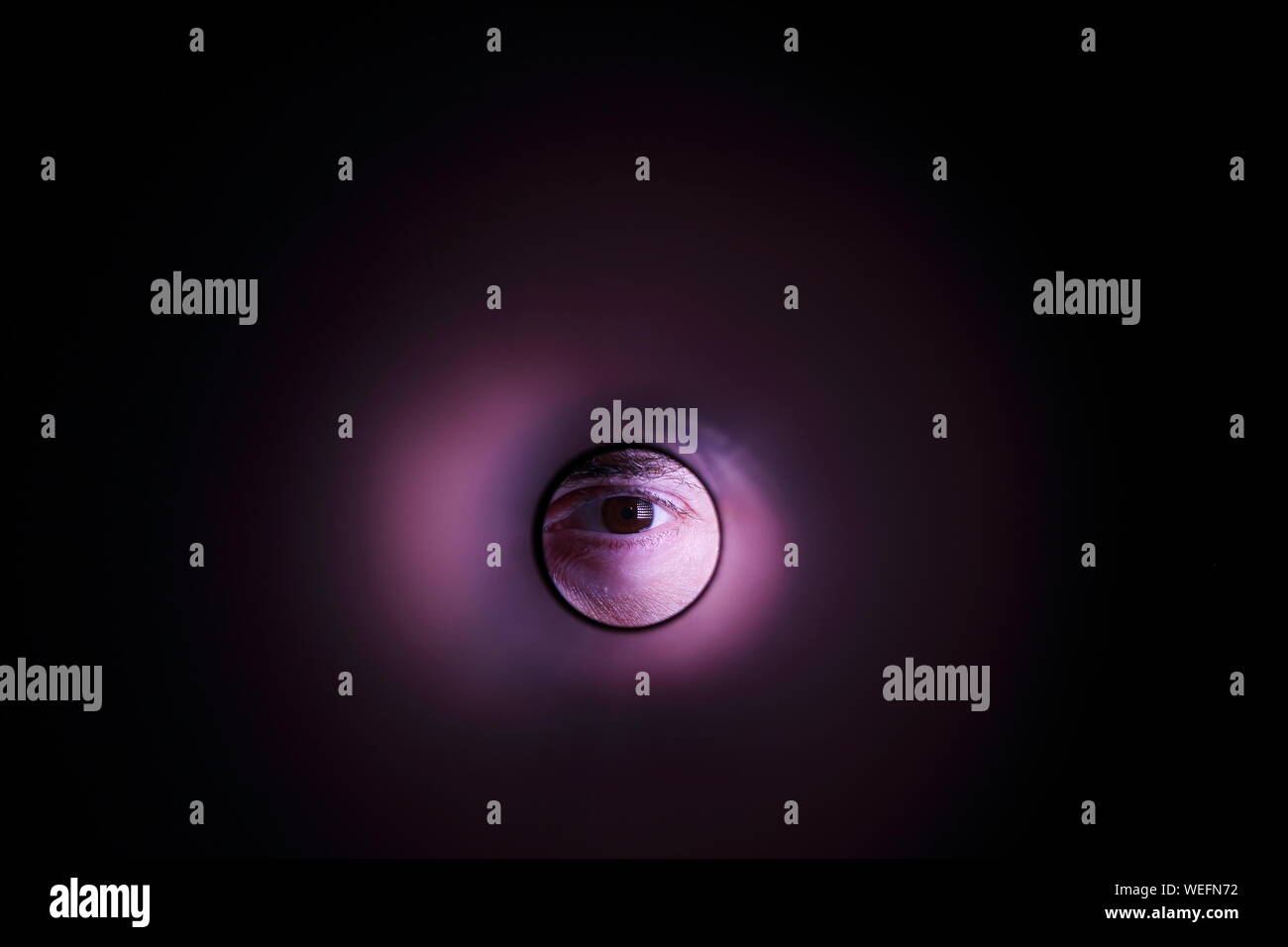 Eye peeking hi-res stock photography and images - Alamy