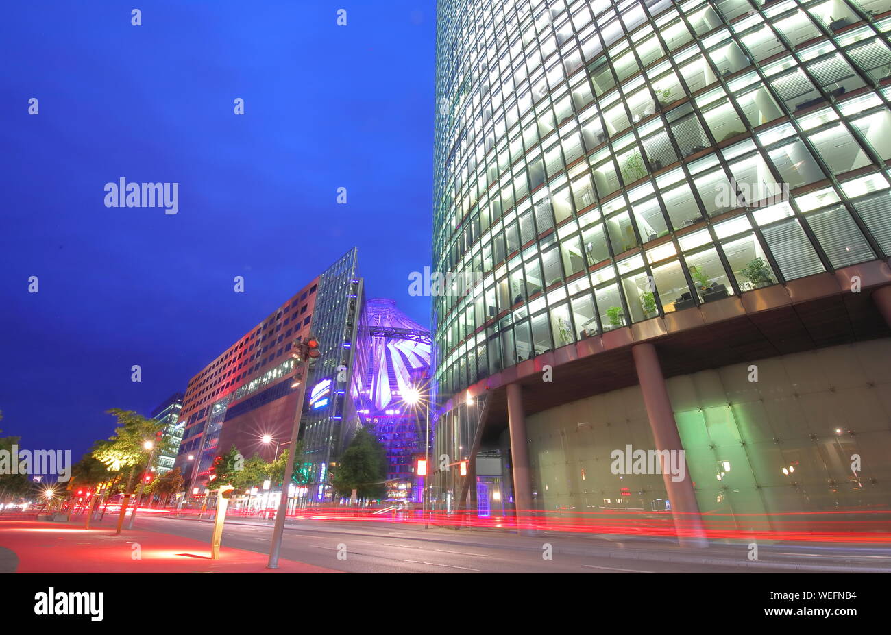 Potsdamer Platz plaza downtown cityscape Berlin Germany Stock Photo - Alamy