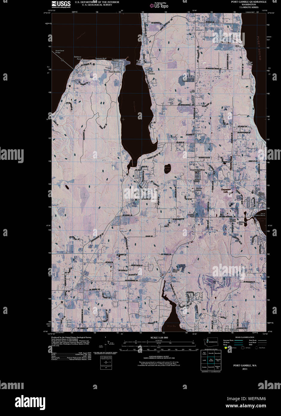 Port gamble map hi-res stock photography and images - Alamy