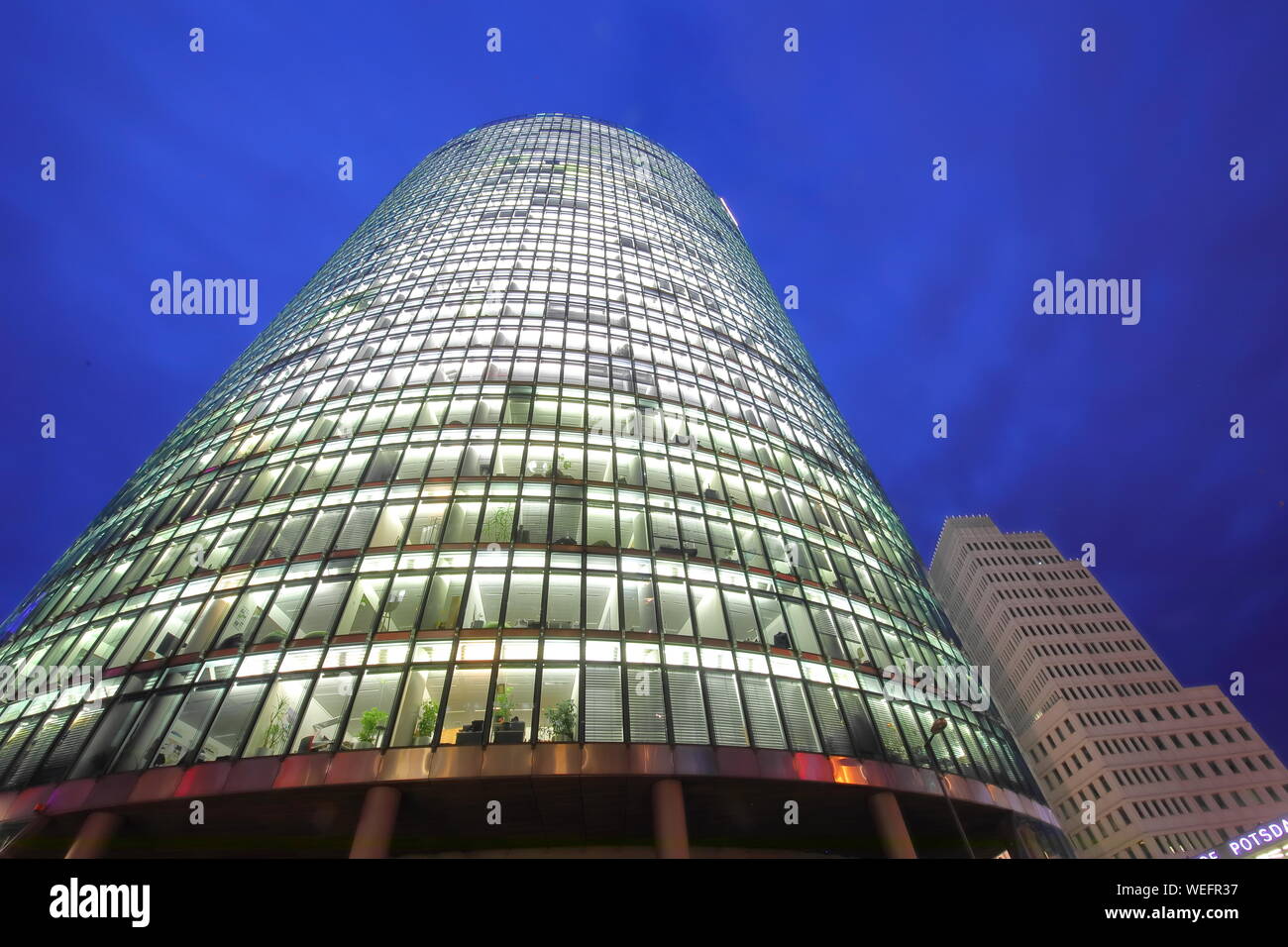 Potsdamer Platz plaza downtown cityscape Berlin Germany Stock Photo - Alamy