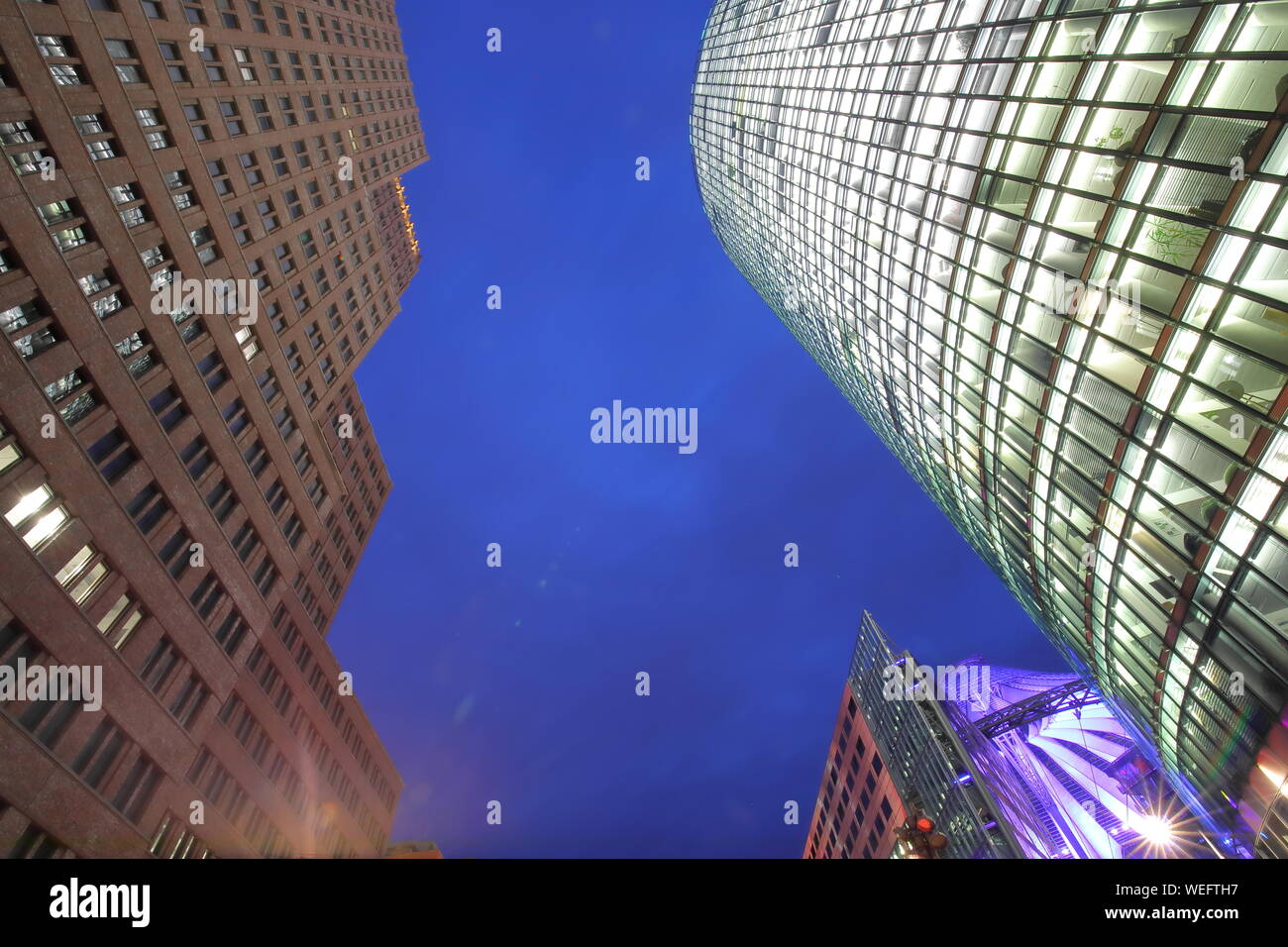 Potsdamer Platz plaza downtown cityscape Berlin Germany Stock Photo - Alamy
