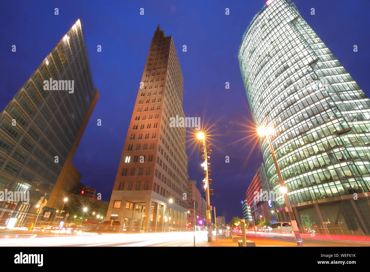 Potsdamer Platz plaza downtown cityscape Berlin Germany Stock Photo - Alamy