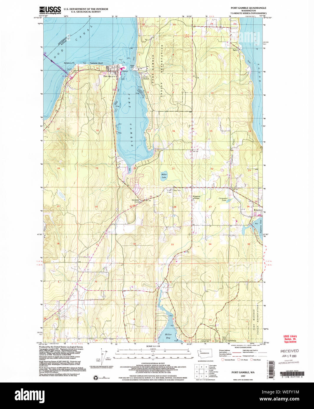 Map of port gamble hi-res stock photography and images - Alamy