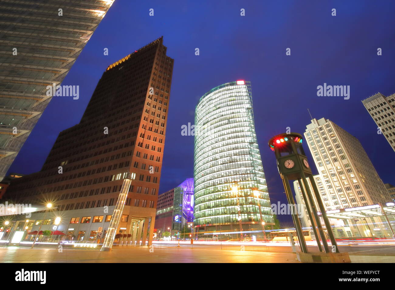 Potsdamer Platz plaza downtown cityscape Berlin Germany Stock Photo - Alamy
