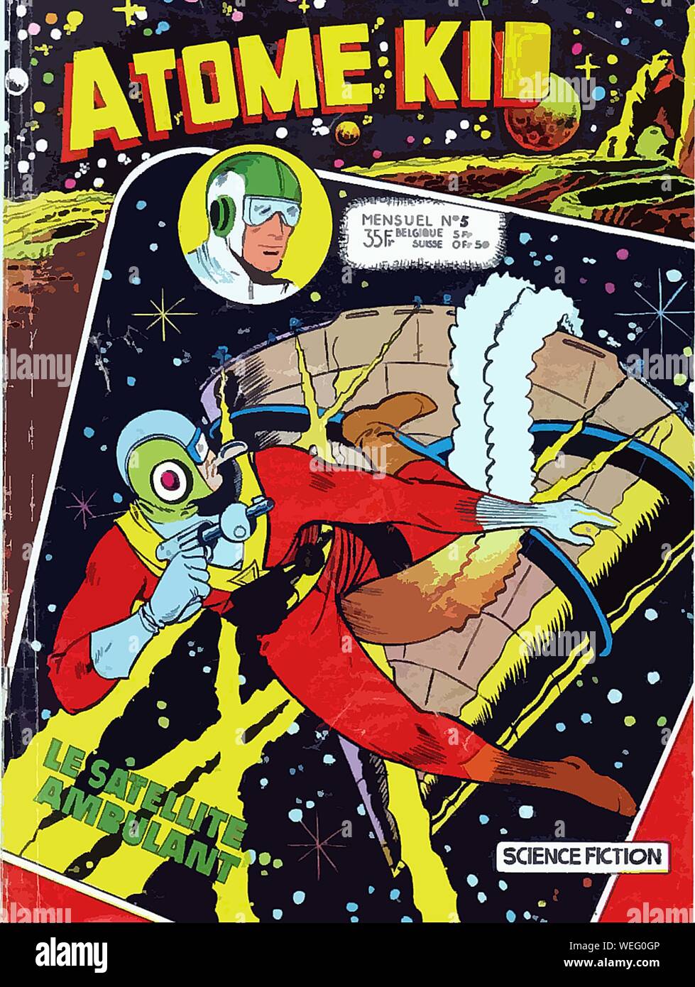 Vintage comic book cover artwork Stock Photo - Alamy