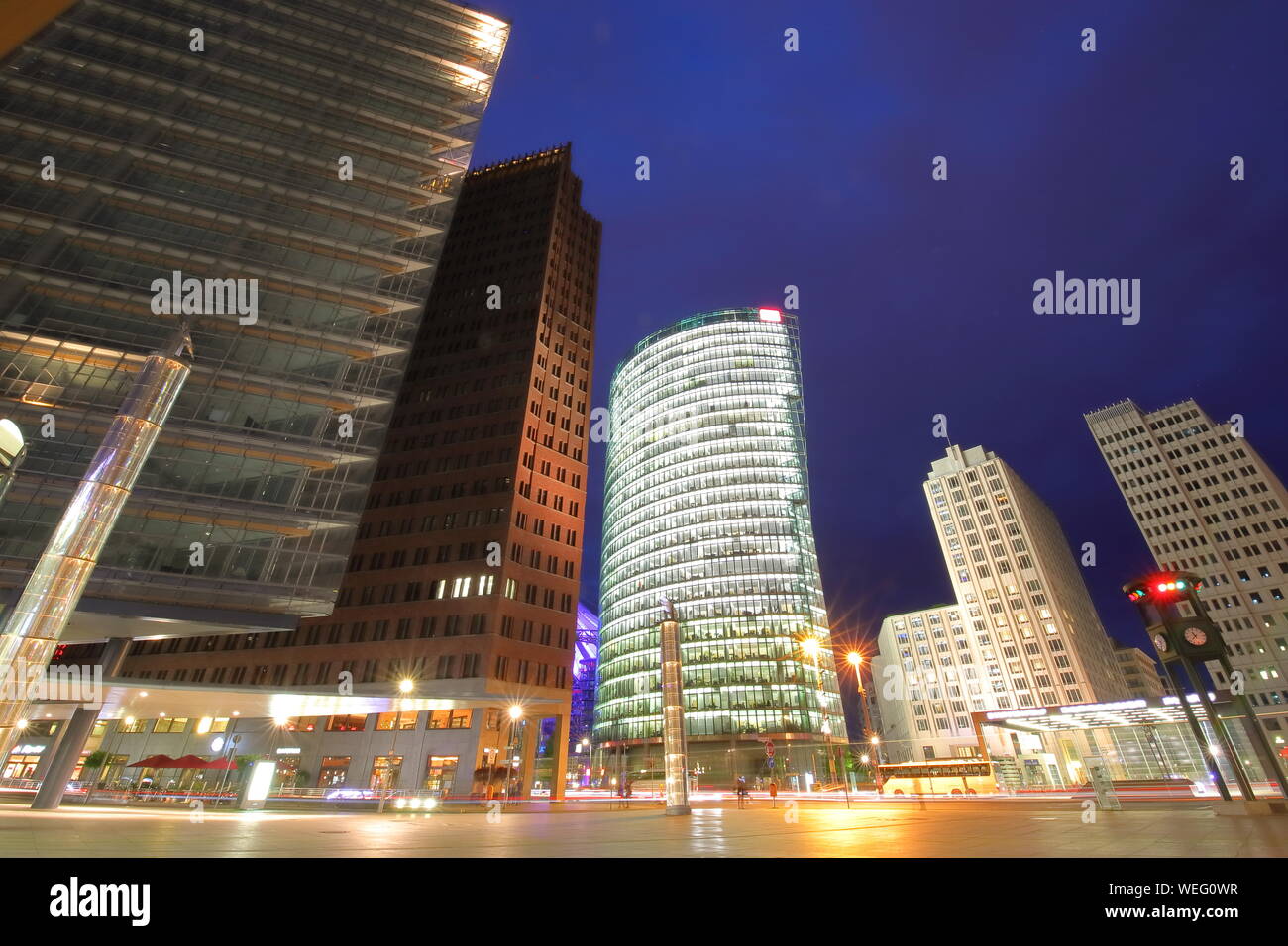 Potsdamer Platz plaza downtown cityscape Berlin Germany Stock Photo - Alamy