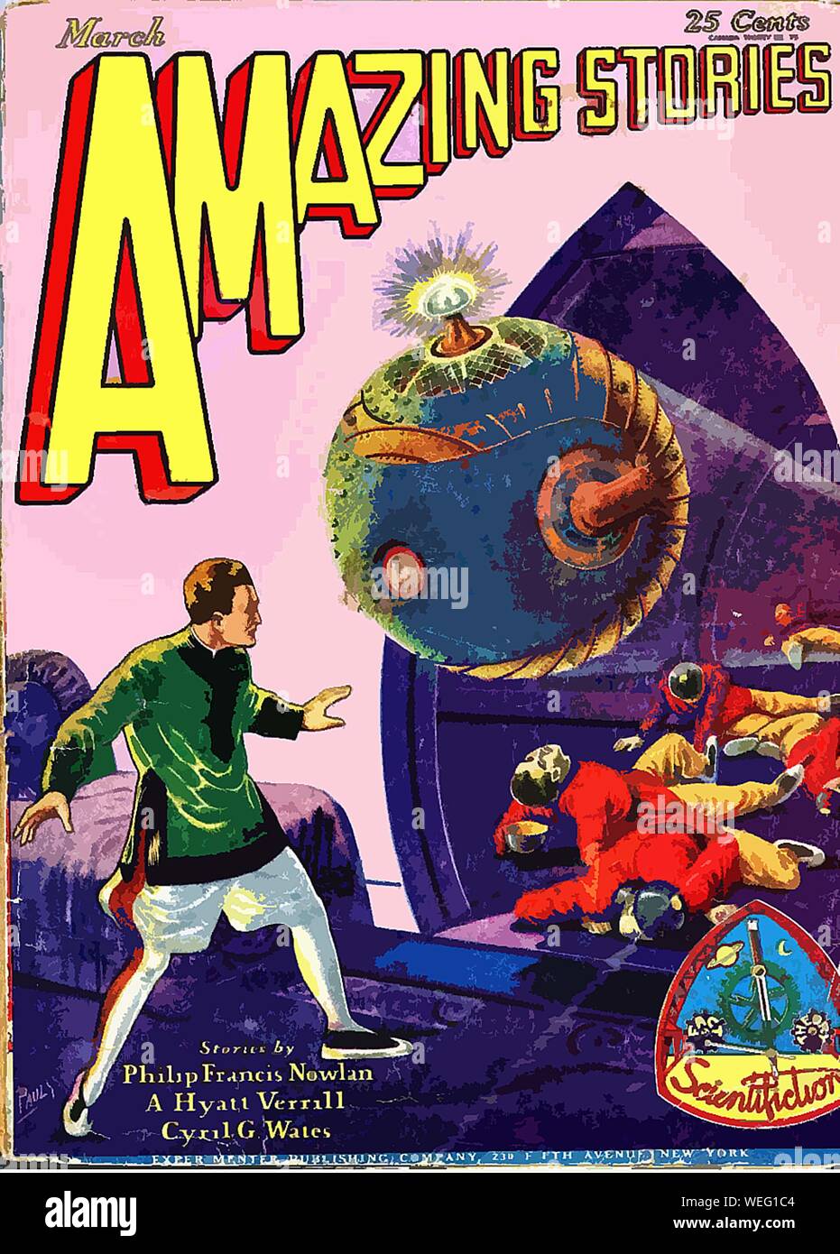 Vintage comic book cover artwork Stock Photo - Alamy