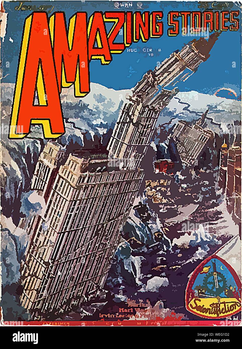 Vintage comic book cover artwork Stock Photo - Alamy