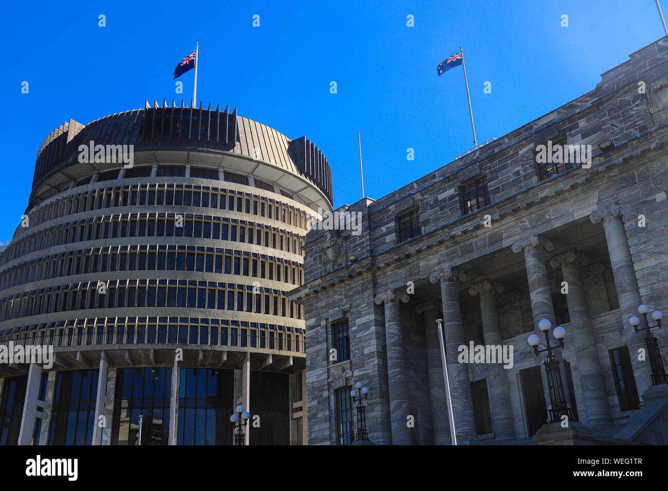 Wellington, New Zealand, beehive, parliament building beautiful ...