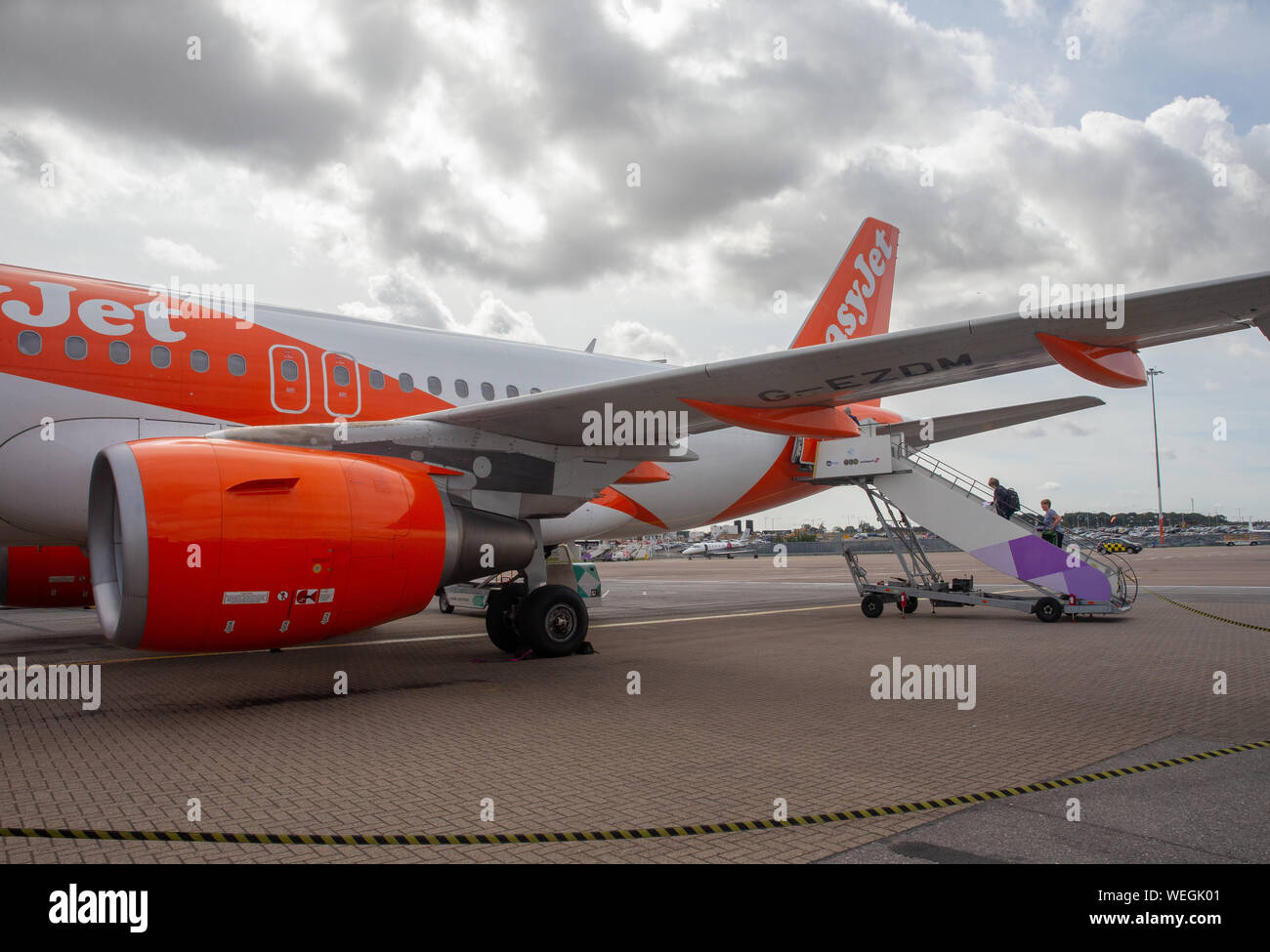 Luton airport passengers hi-res stock photography and images - Alamy