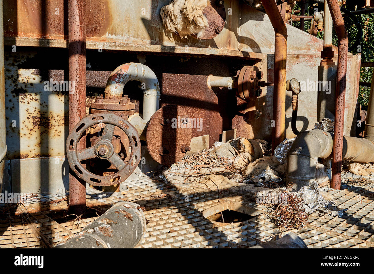 Broken factory machinery hi-res stock photography and images - Alamy