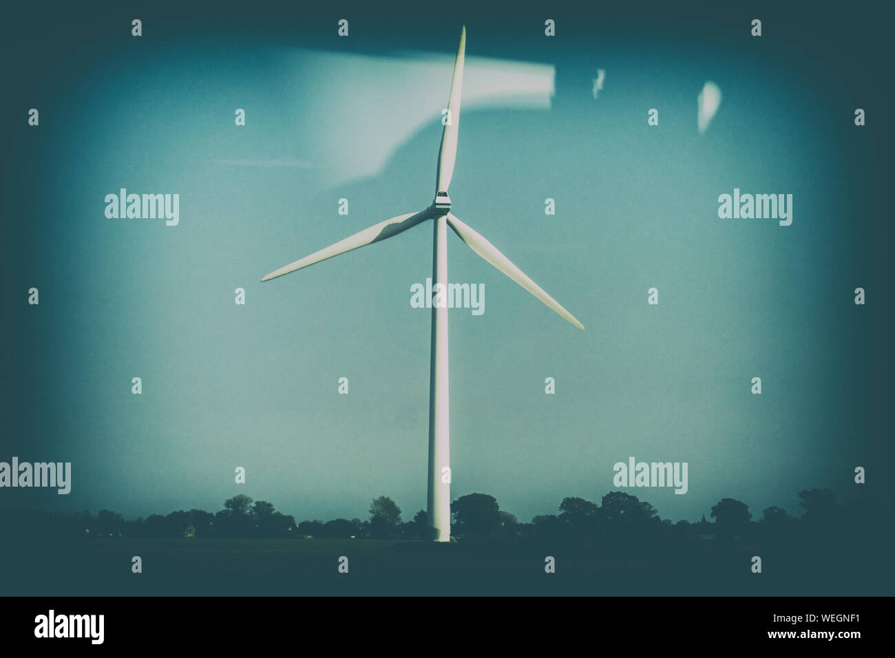 Windmill through window hi-res stock photography and images - Alamy