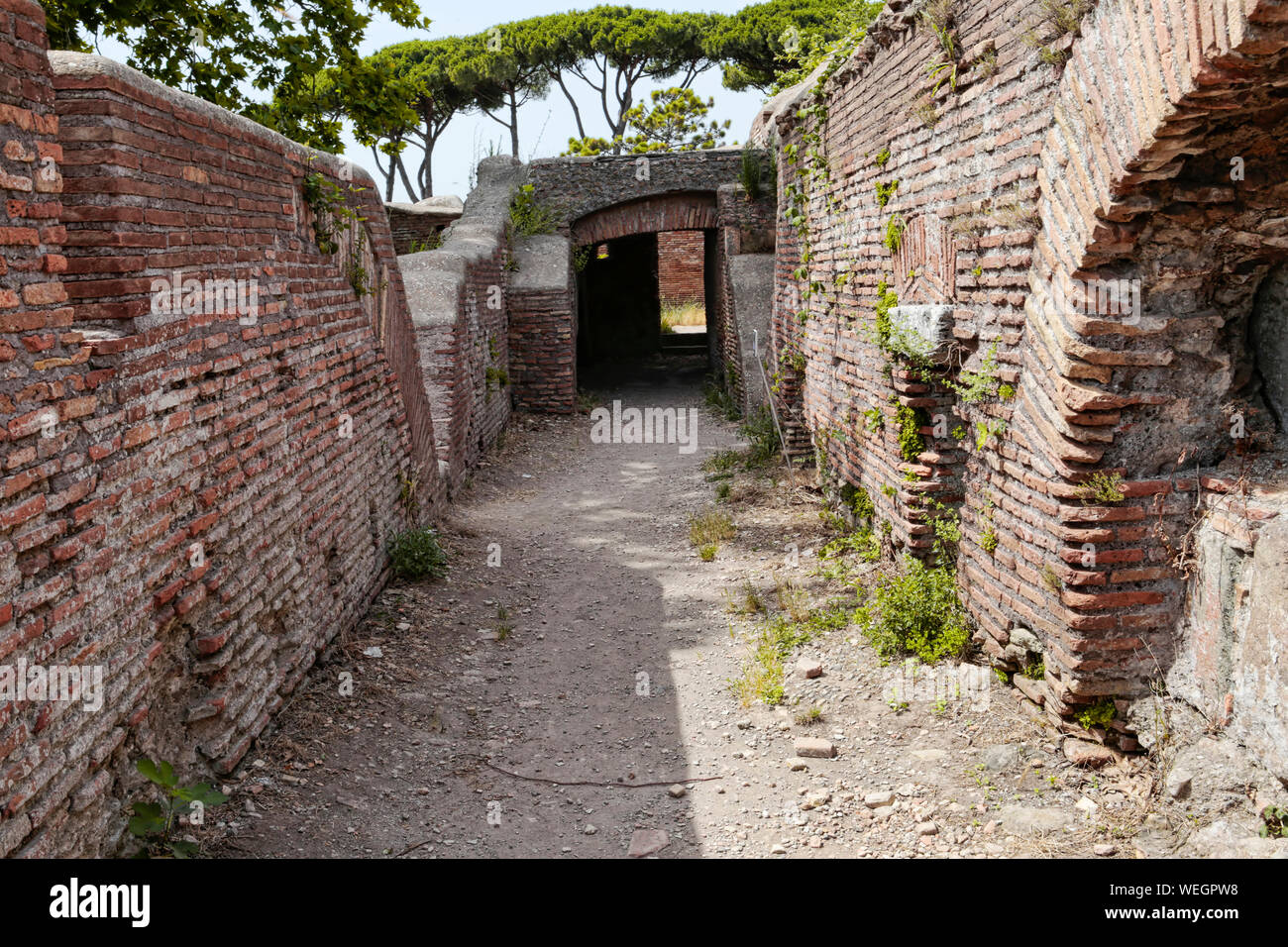 Secret paths and suggestive views in the Roman ruins at Ostia Antica ...