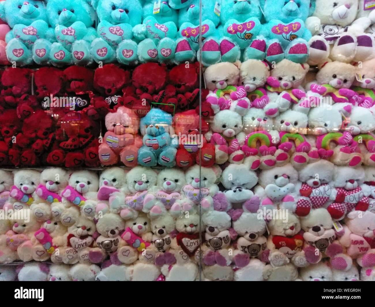A Colourful Collection Of Teddy Stock Photo, Picture And, 45% OFF