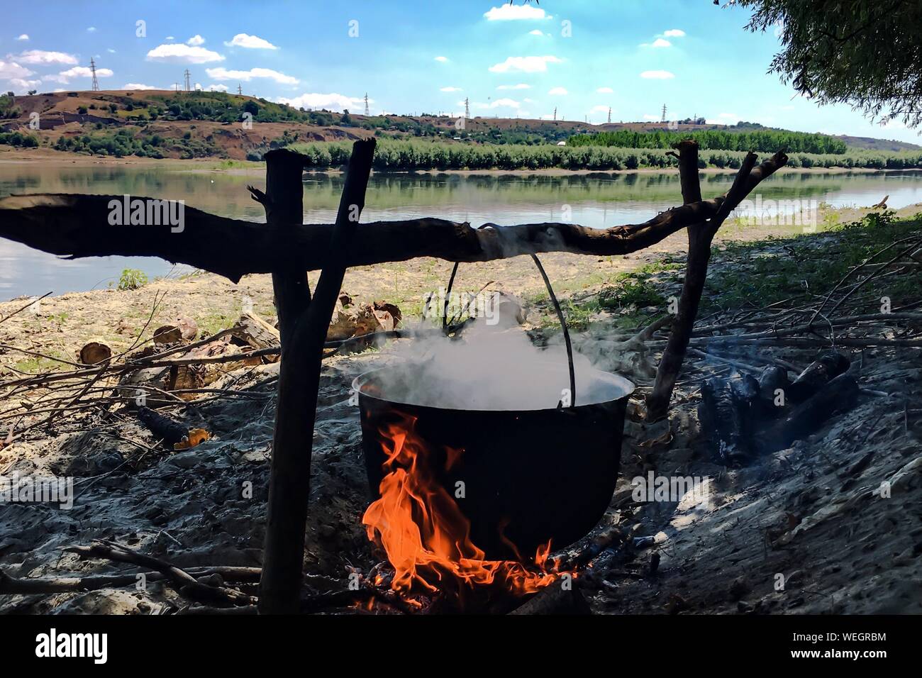 Wooden structure fire hi-res stock photography and images - Alamy