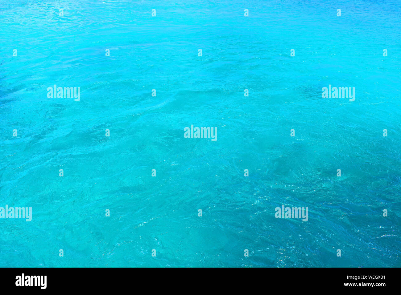 Clear blue tropical water Stock Photo - Alamy