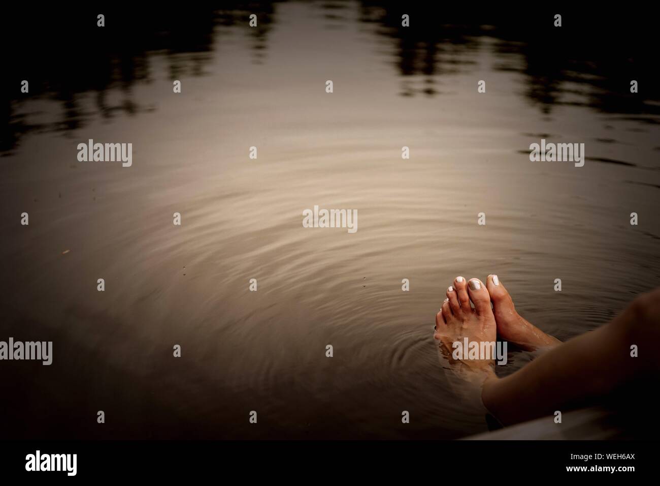 Dipping woman hi-res stock photography and images - Alamy