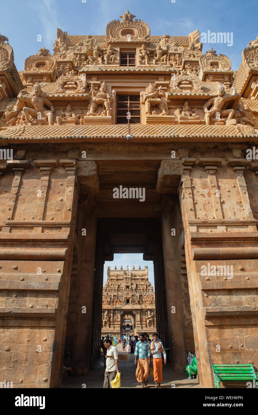 Entrance Brihadisvara Temple Thanjavur Tamil High Resolution Stock Photography and Images - Alamy