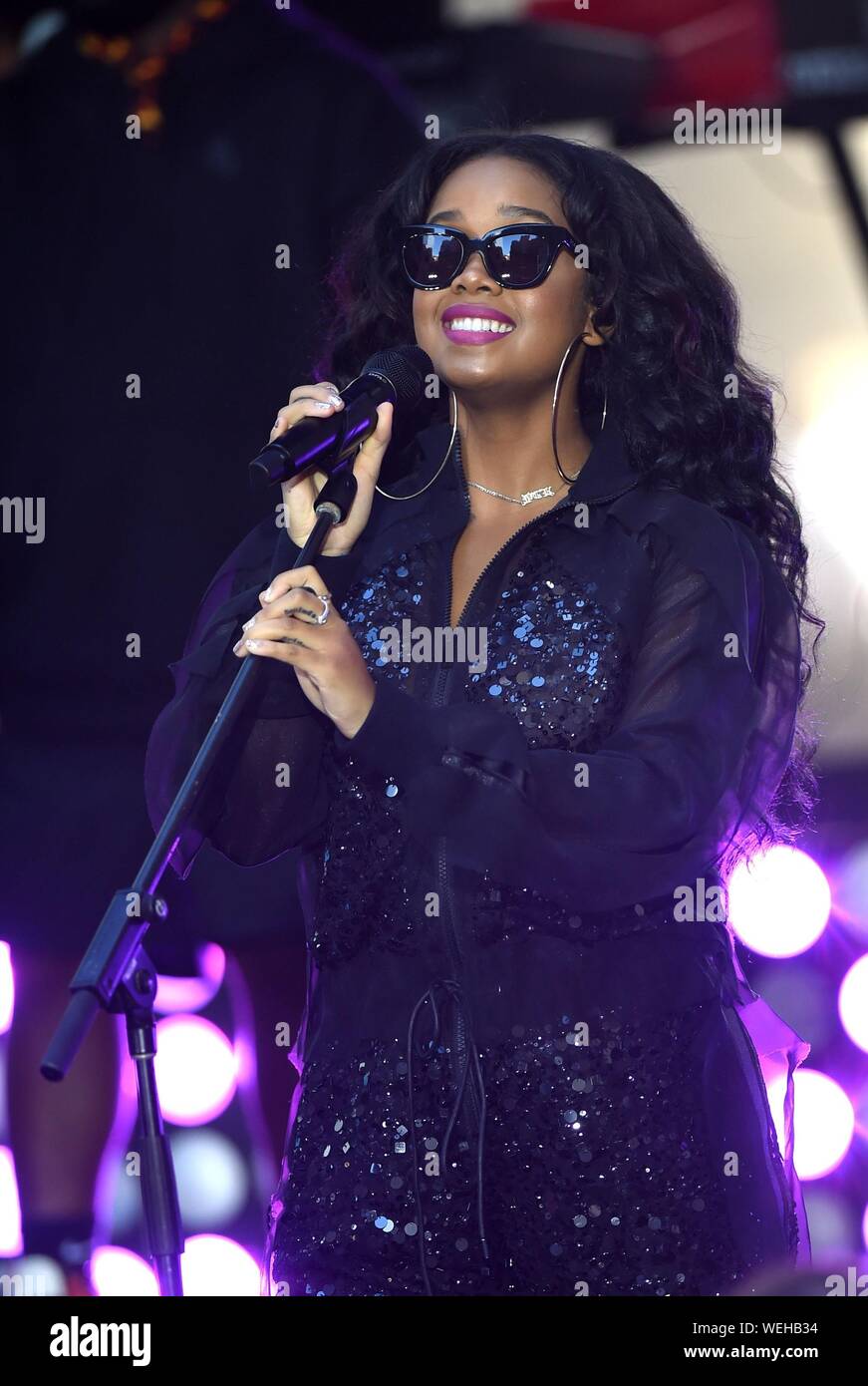 New York, NY, USA. 30th Aug, 2019. Gabriella Wilson on stage for H.E.R ...
