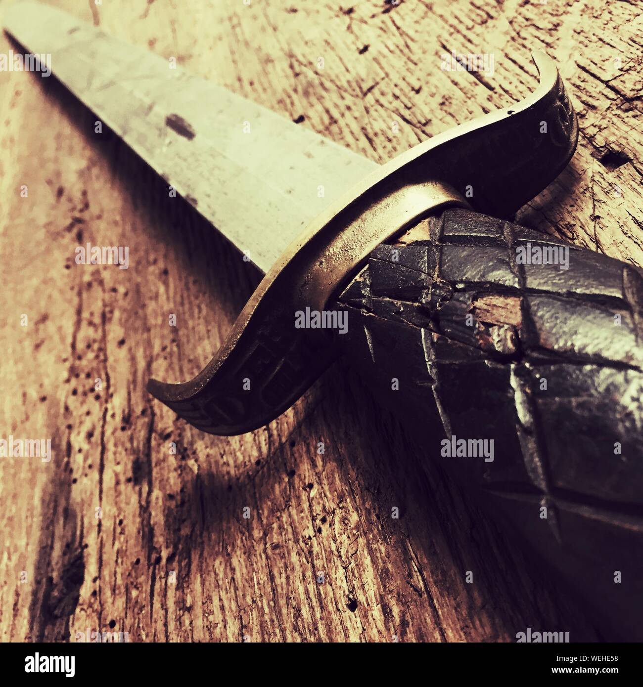 Wooden sword hi-res stock photography and images - Alamy