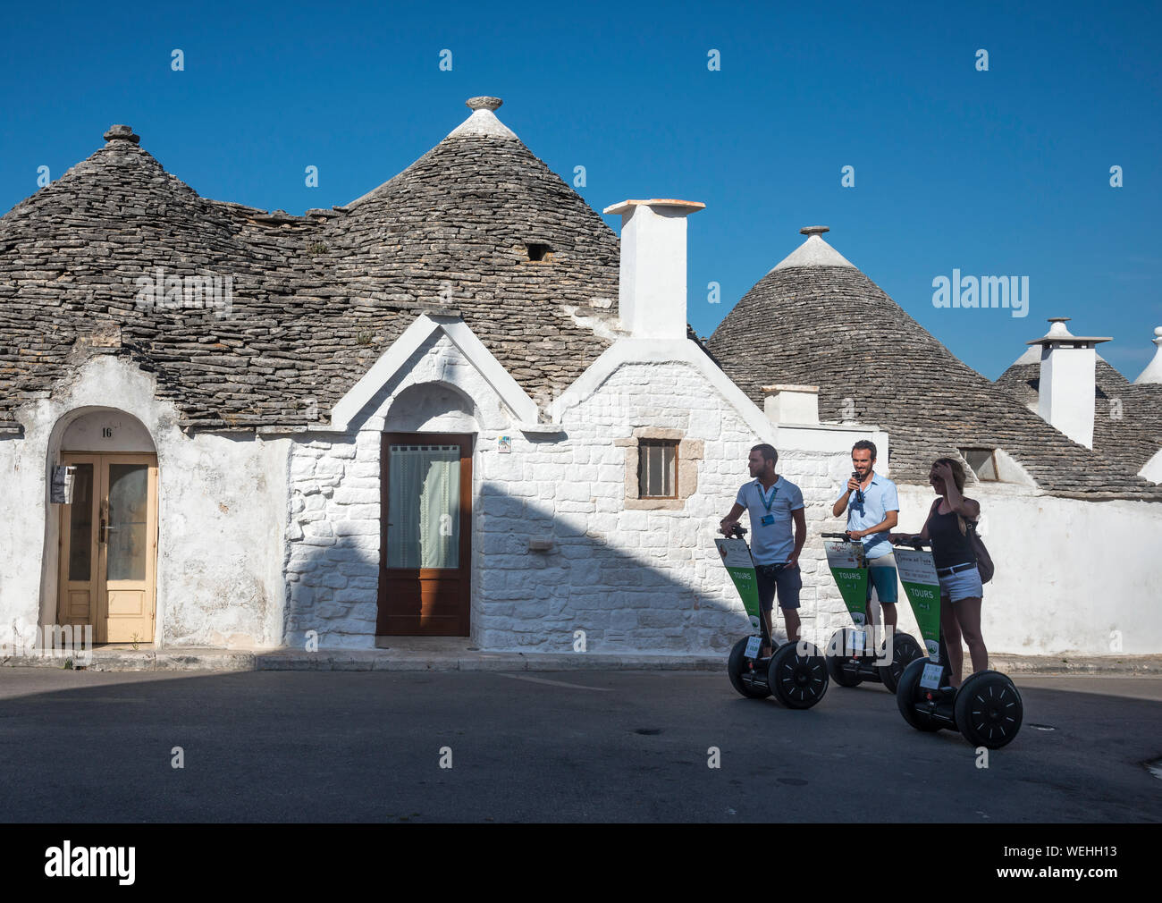 Segway tour around the traditional Trulli houses in the town of ...