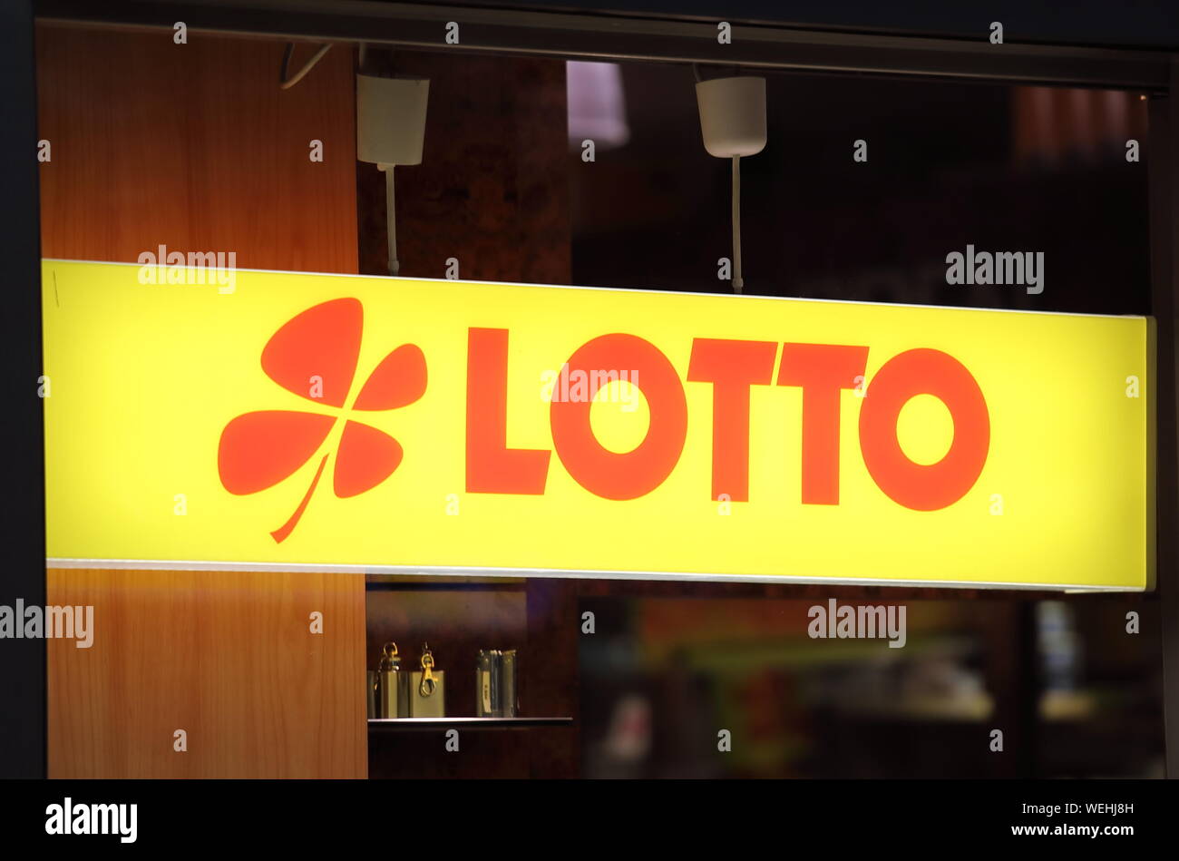 Lotto sign Berlin Germany Stock Photo - Alamy