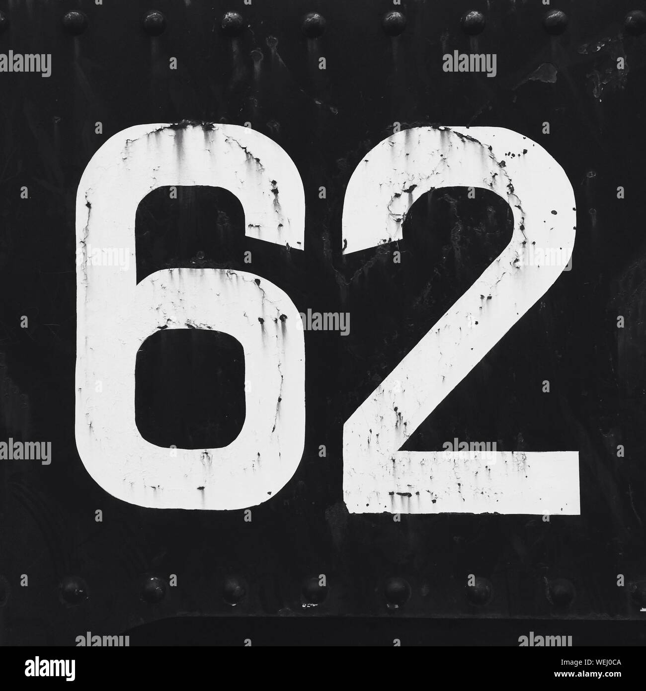 Number 62 hi-res stock photography and images - Alamy