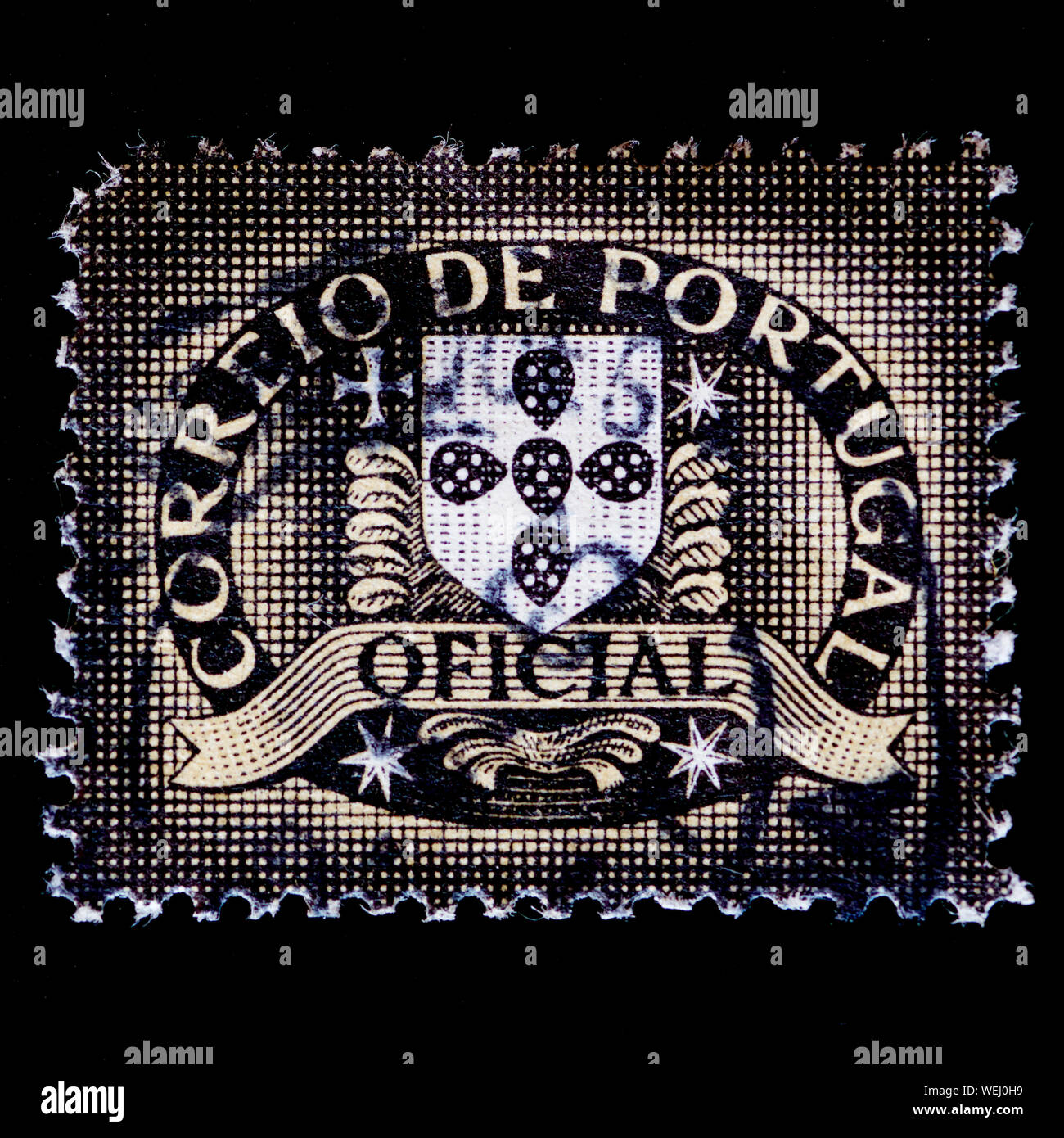 Portugal Postage Stamp - Official Stamp Stock Photo - Alamy