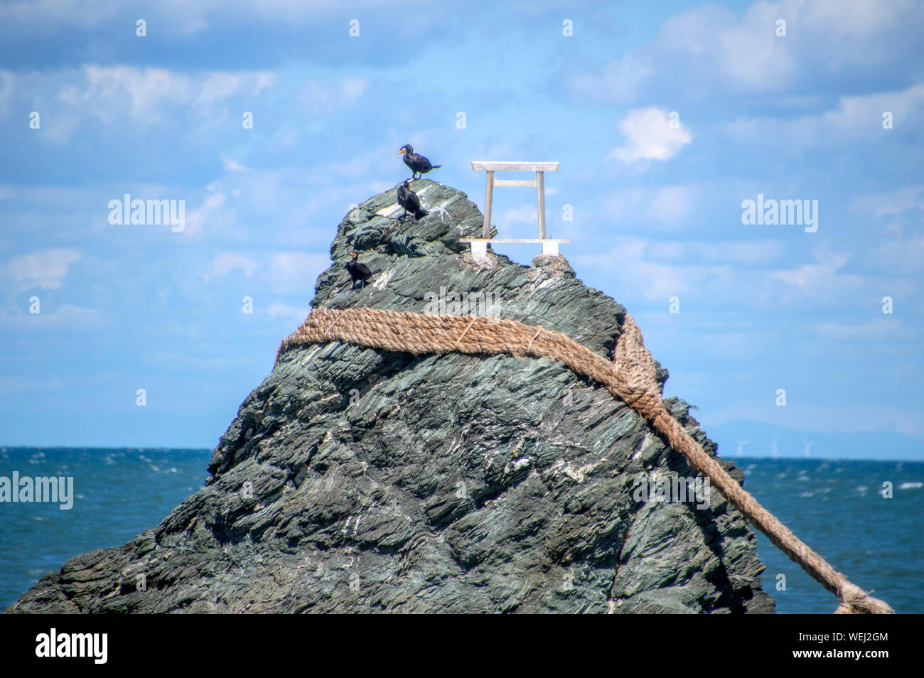 Meoto Iwa (Wedded Rocks) At Ise Japan 2016 Stock Photo - Alamy