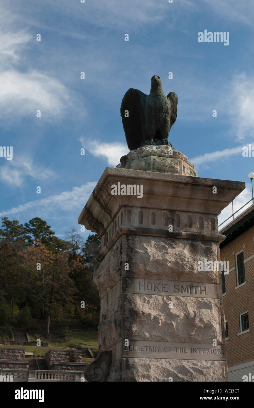 Statue, Hot Springs National Park, Arkansas Stock Photo - Alamy