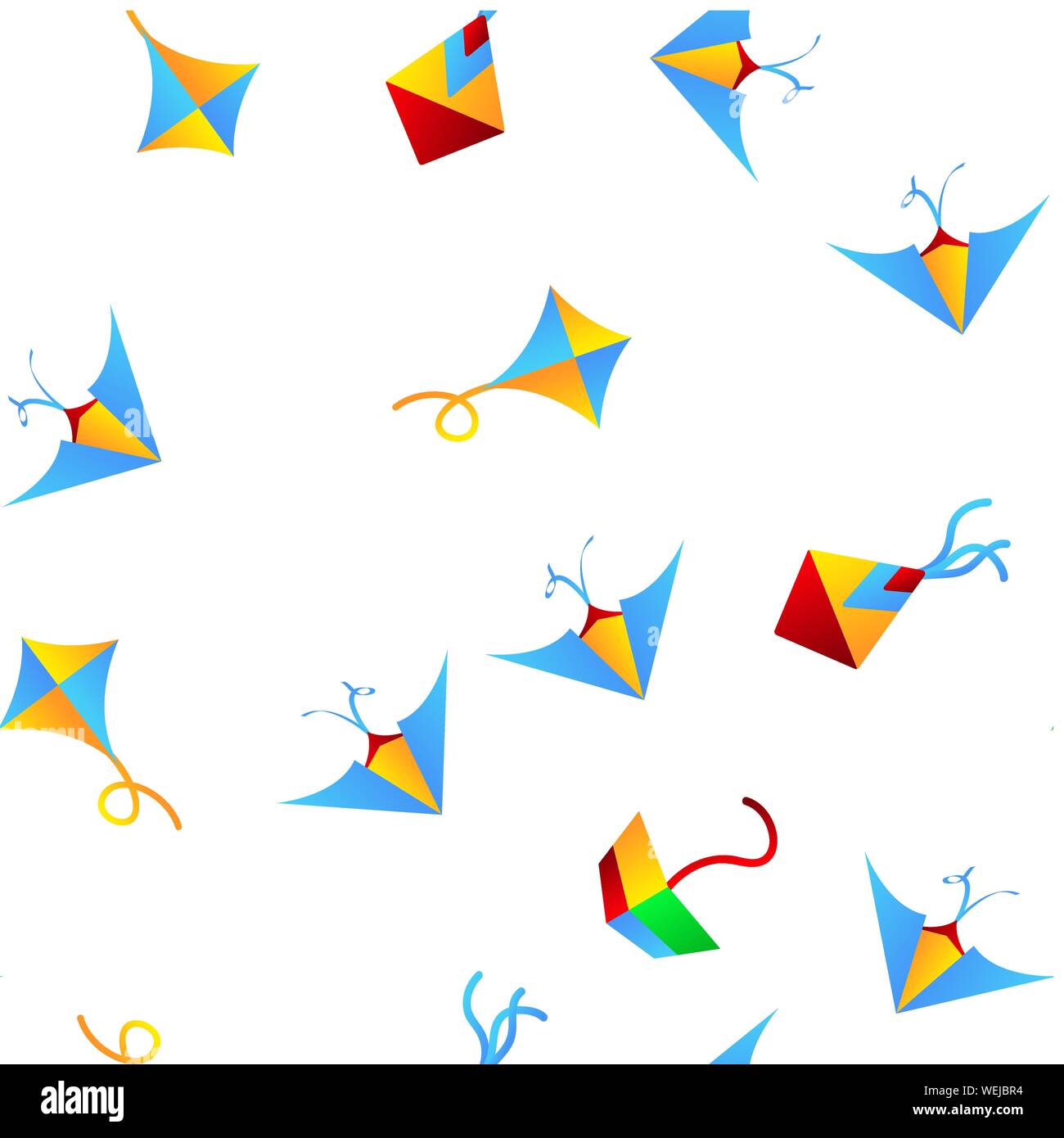 Seamless pattern with kites hi-res stock photography and images - Alamy