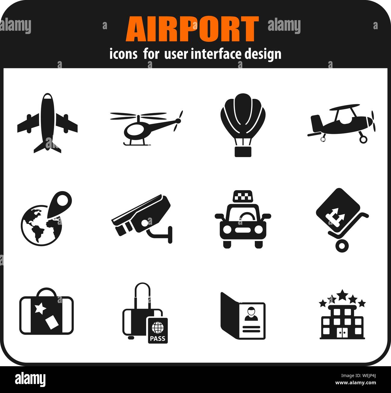 Baggage carrier Stock Vector Images - Alamy