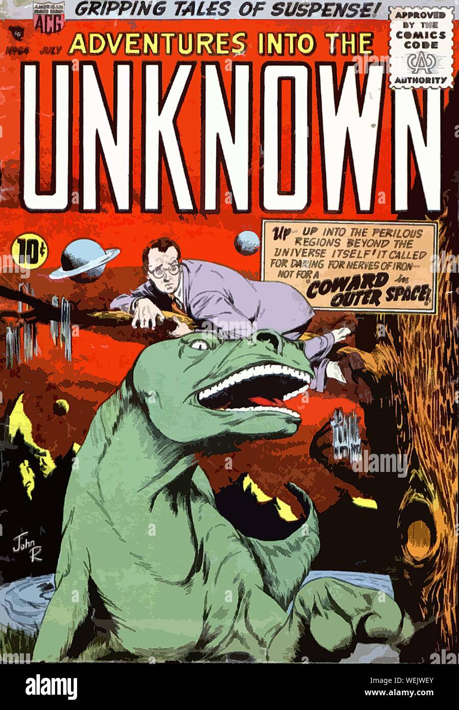 Vintage comic book cover artwork Stock Photo - Alamy