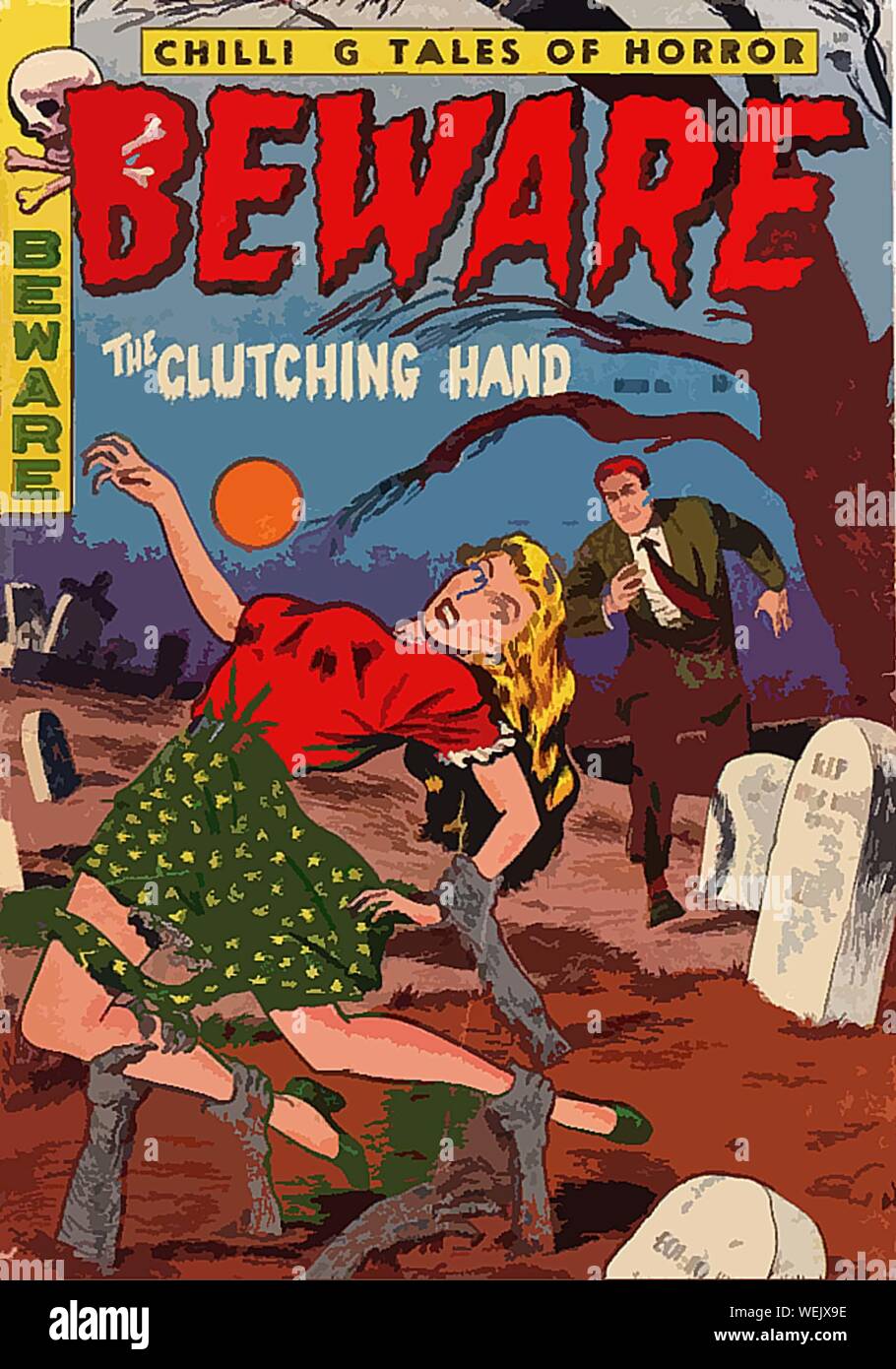 Vintage comic book cover artwork Stock Photo - Alamy