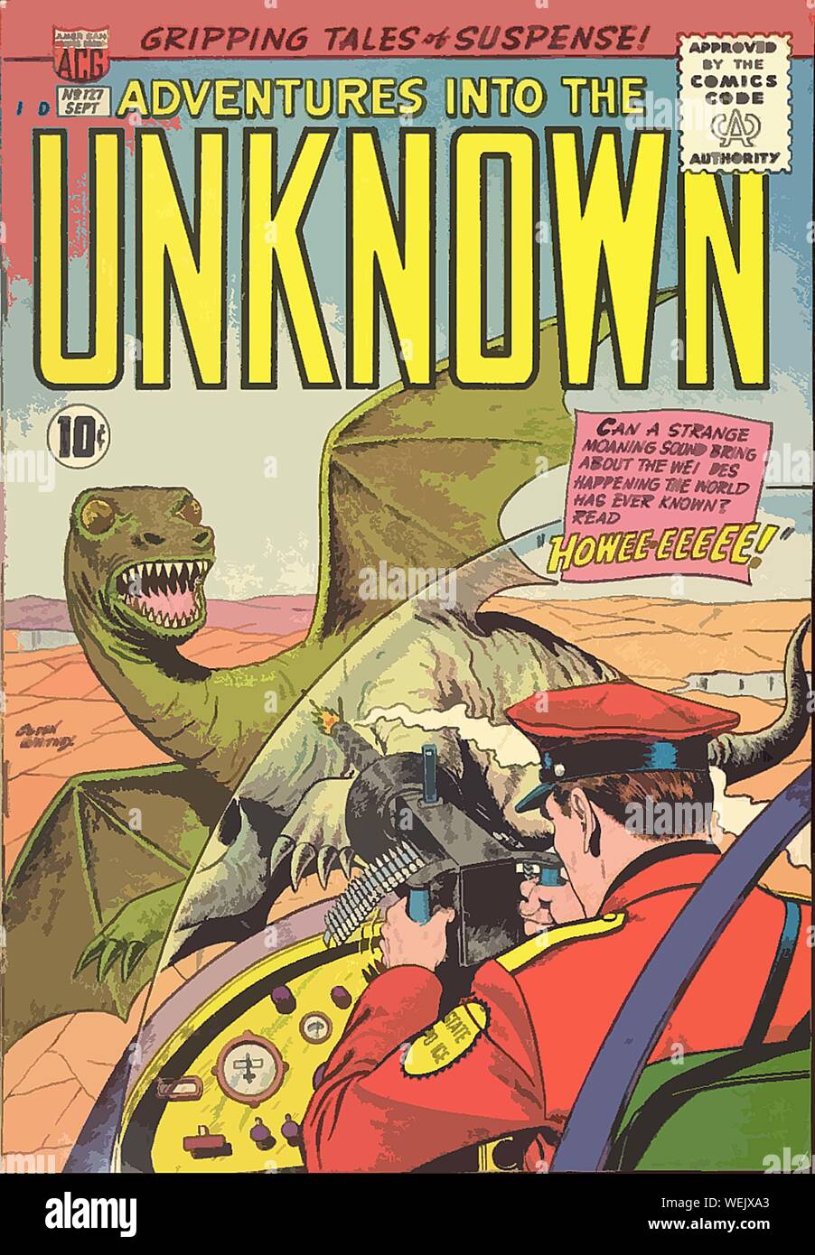 Vintage comic book cover artwork Stock Photo - Alamy