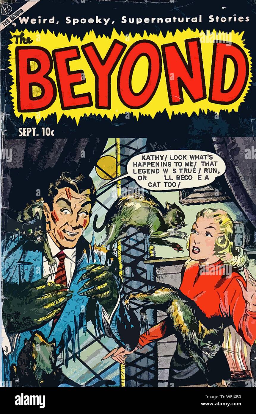 Vintage comic book cover artwork Stock Photo - Alamy