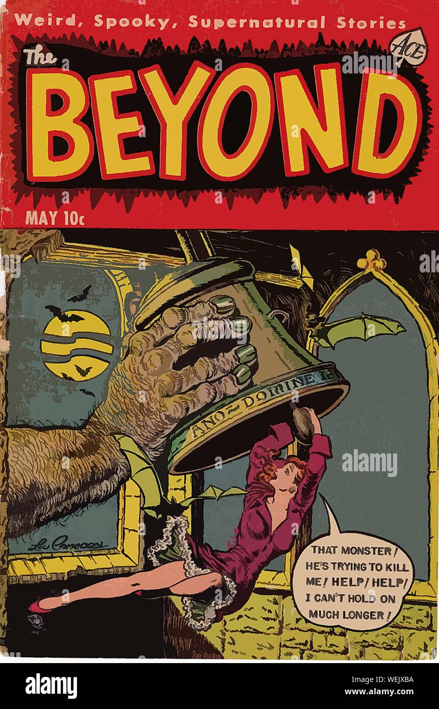 Vintage comic book cover artwork Stock Photo - Alamy