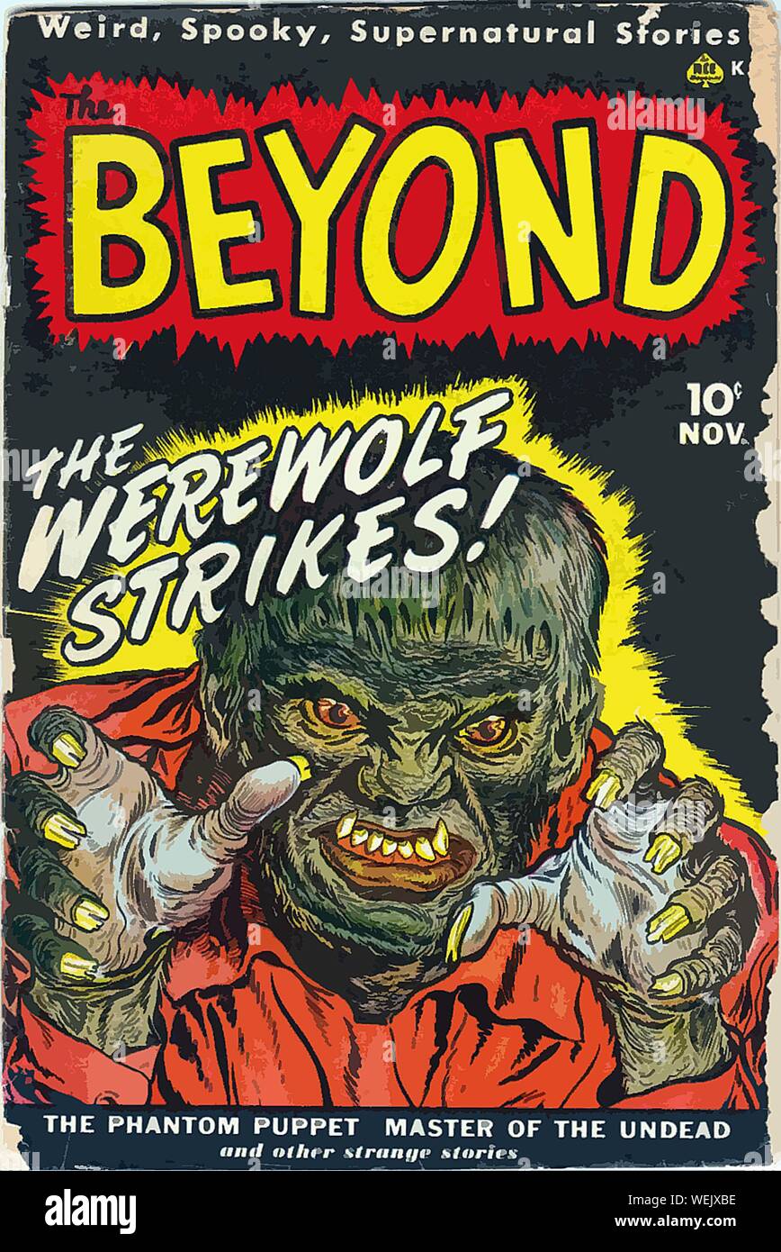 Vintage comic book cover artwork Stock Photo - Alamy