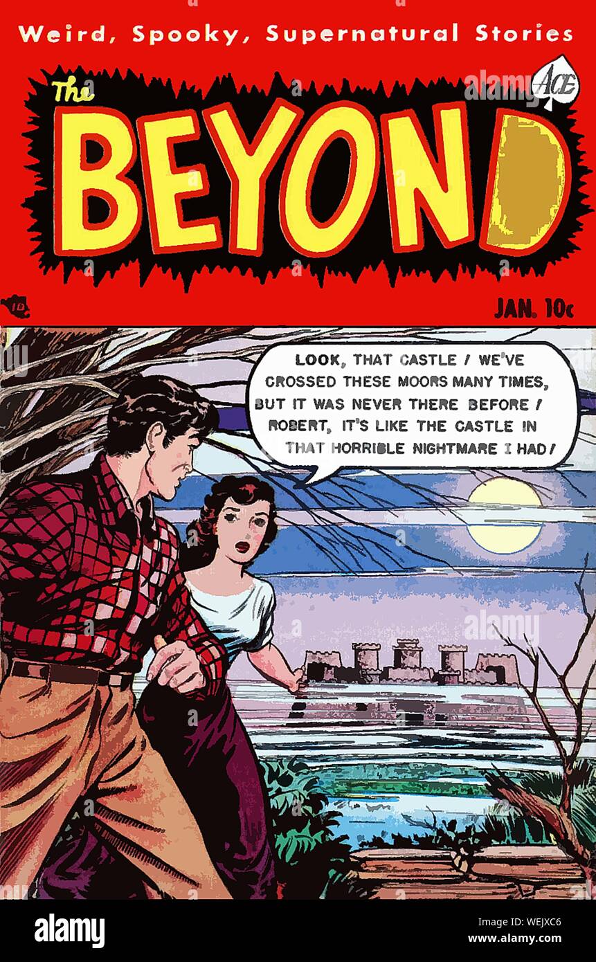 Vintage comic book cover artwork Stock Photo - Alamy