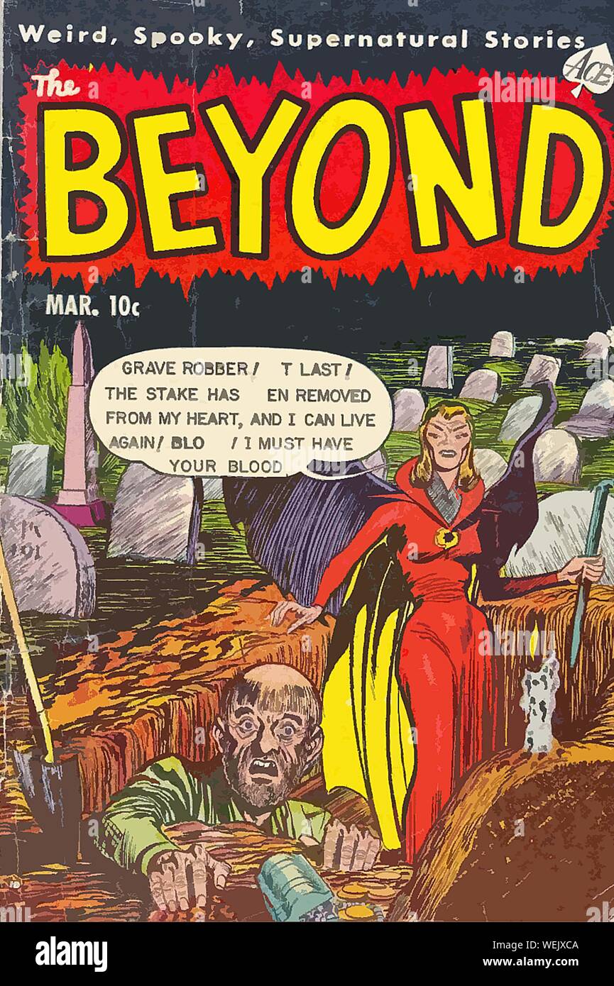 Vintage comic book cover artwork Stock Photo - Alamy