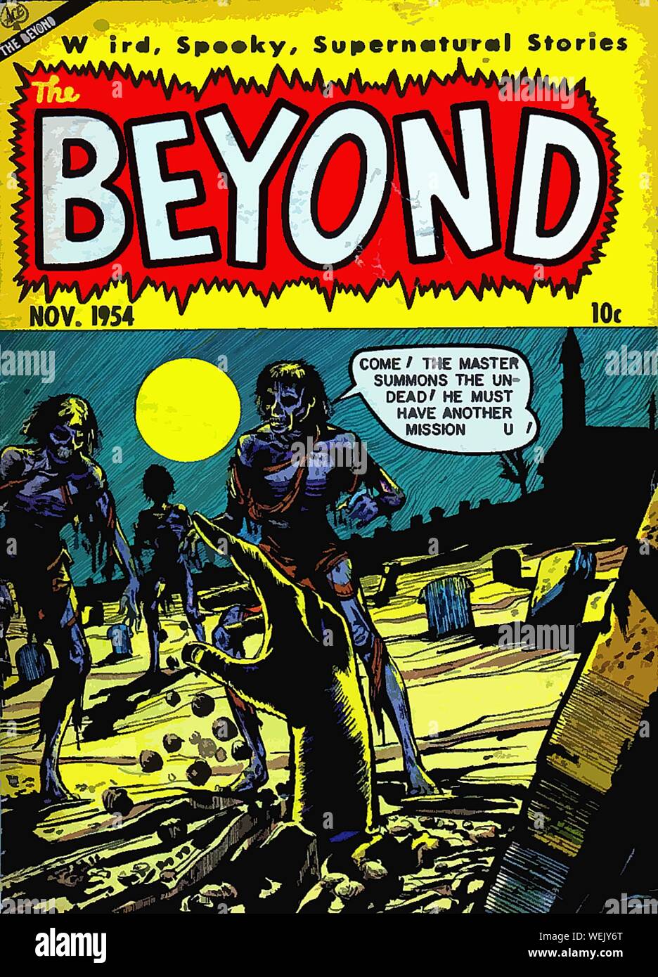 Vintage comic book cover artwork Stock Photo - Alamy