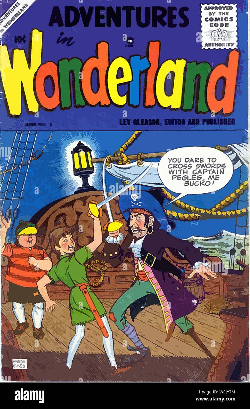 Vintage comic book cover artwork Stock Photo - Alamy