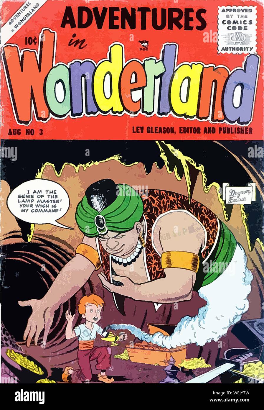 Vintage comic book cover artwork Stock Photo - Alamy