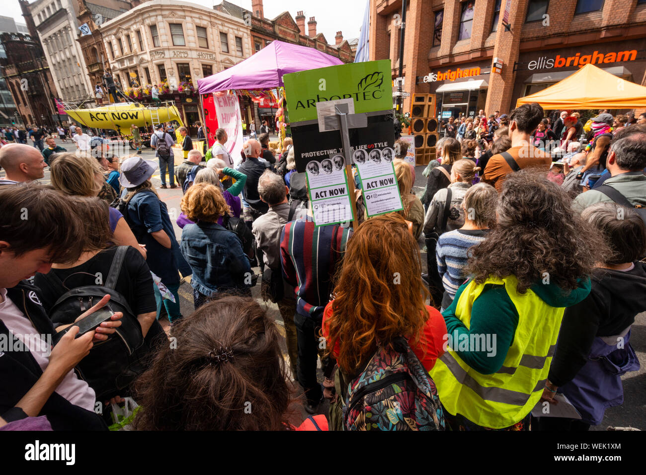 Climate protest group Extinction Rebellion holds protest blocking one ...
