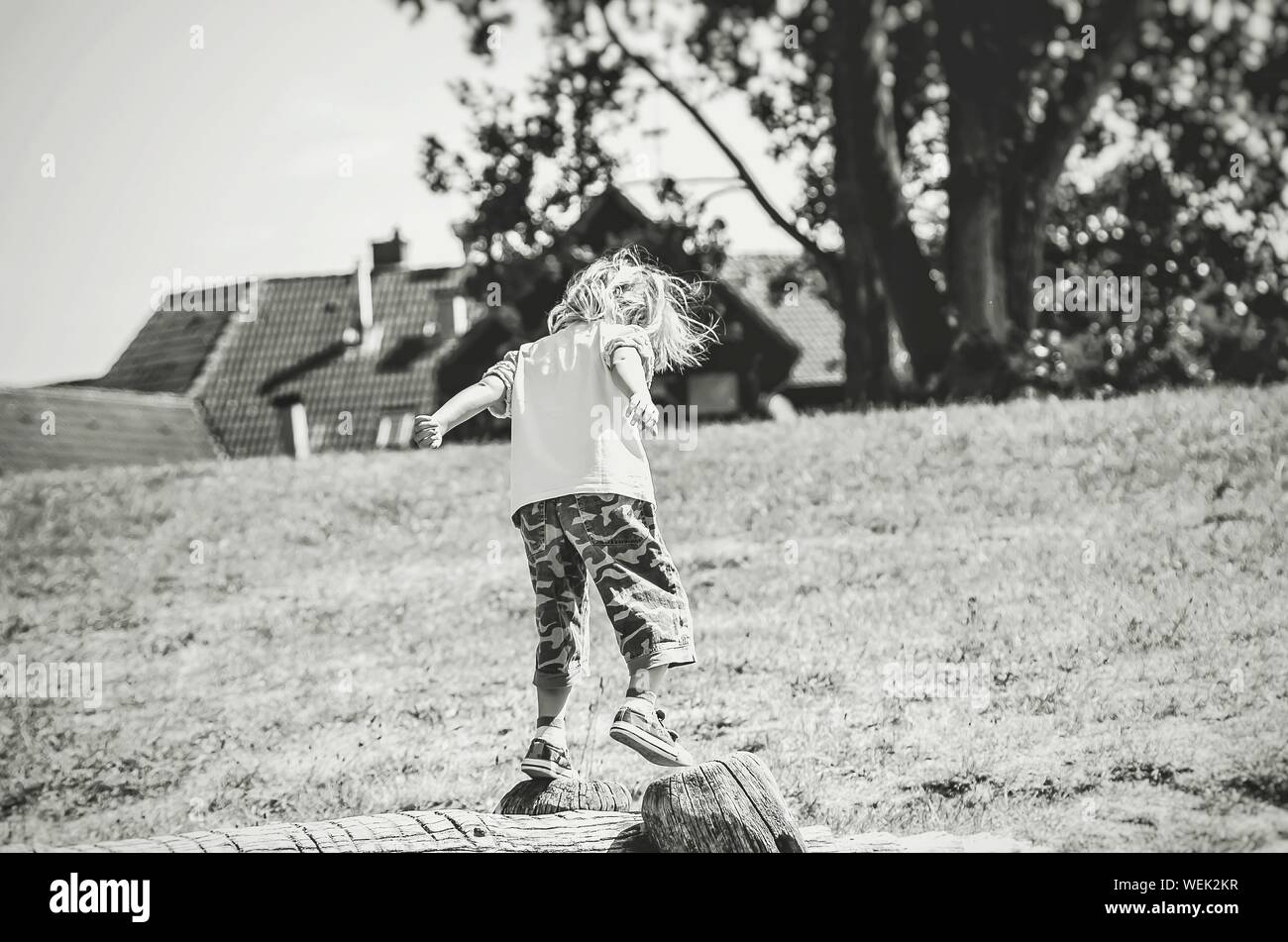 Jumping Log High Resolution Stock Photography and Images - Alamy