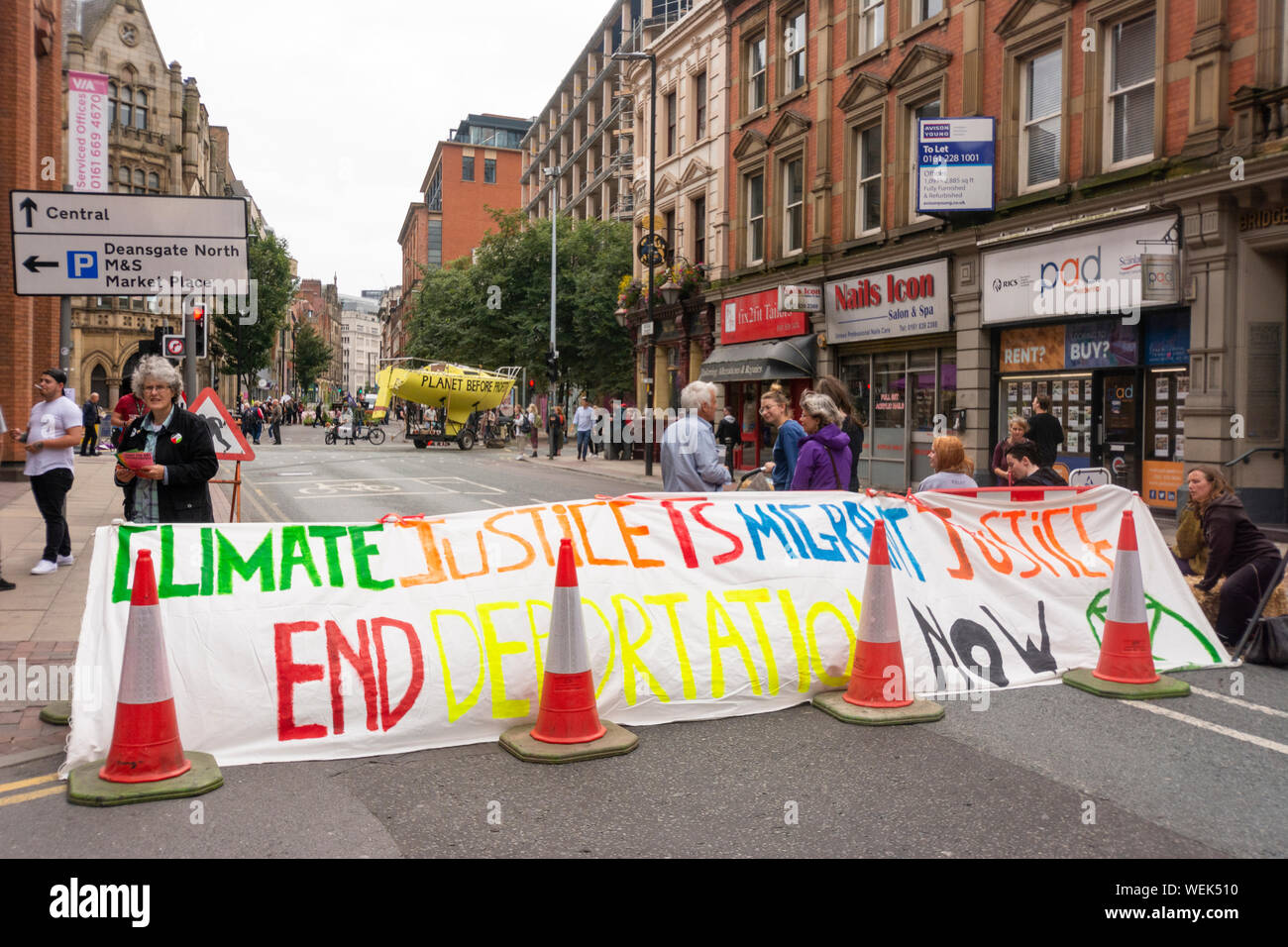 Climate protest group Extinction Rebellion holds protest blocking one ...