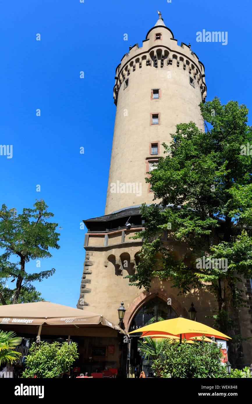 Eschenheimer Turm, Eschenheim Tower city gate, landmark and part of the ...